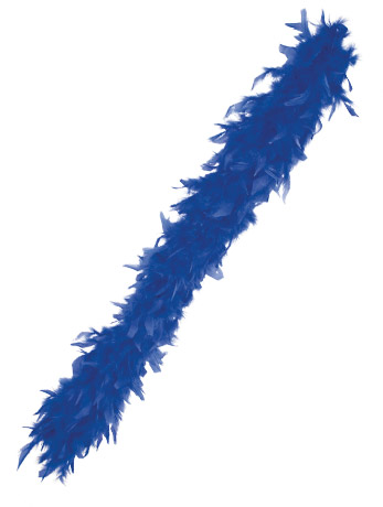 Blue Feather Boa Accessory - Angels Fancy Dress