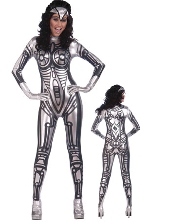 Female Robot Costume - Angels Fancy Dress